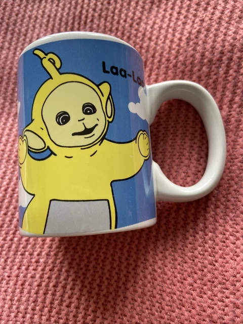 TELETUBBIES LA LA Small Coffee Tea Mug Vintage 1996 BBC £5.00 - PicClick UK
