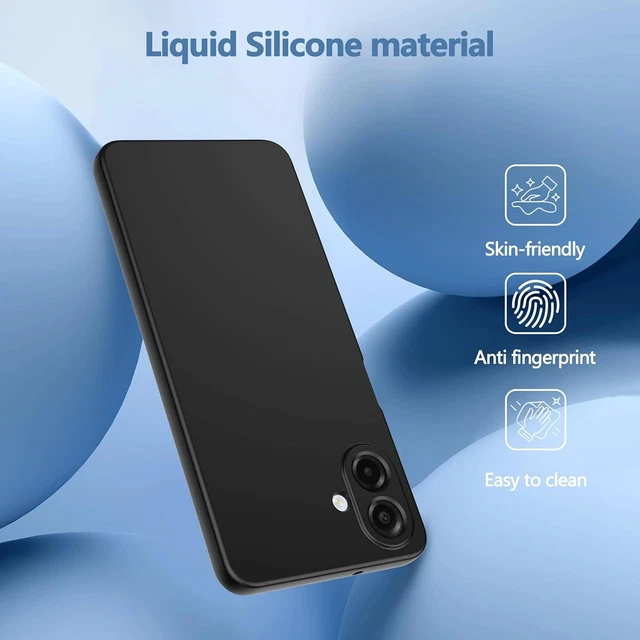 FOR SAMSUNG GALAXY A07 4G Case, Slim Silicone Gel Phone Cover ...