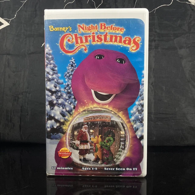 BARNEY: BARNEY’S NIGHT Before Christmas (VHS, 1999) $9.66 - PicClick CA