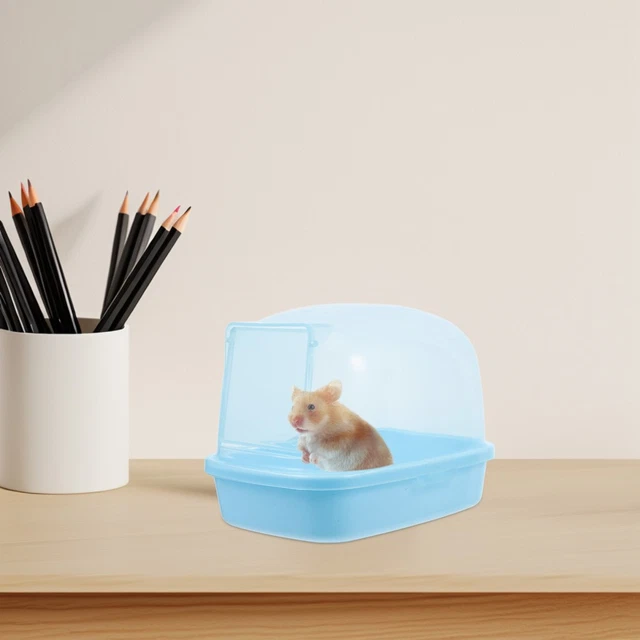 HAMSTER TOILET CONTAINER Bunny Tunnels for Rabbits Chicken Dust Bath ...