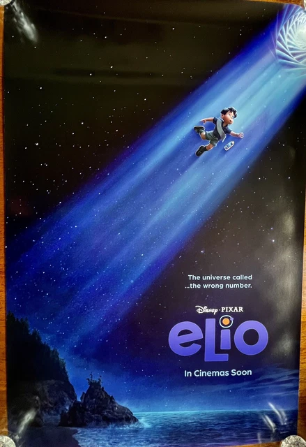 DISNEY PIXAR ELIO 2023 Movie Poster Premium Original Promotional One ...