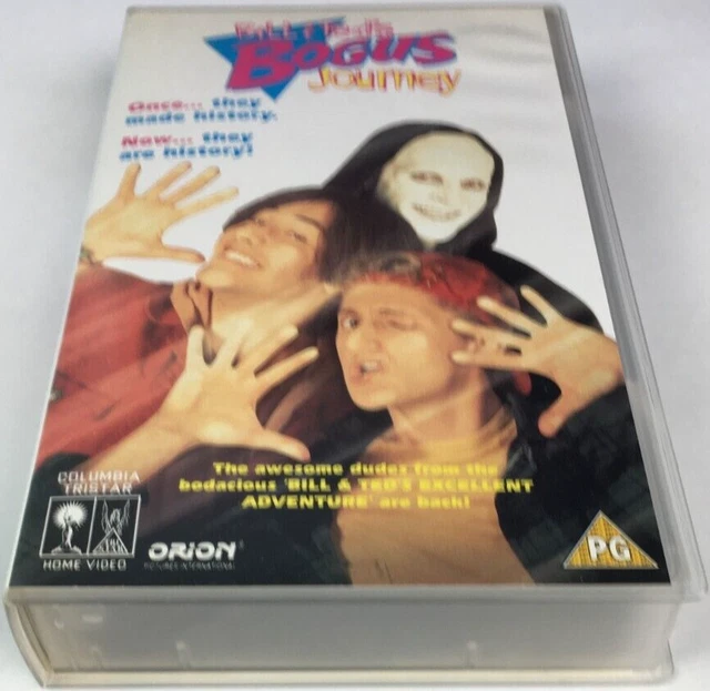 BILL & (AND) Ted's Bogus Journey (1991) VHS PAL 1992 Columbia Release ...