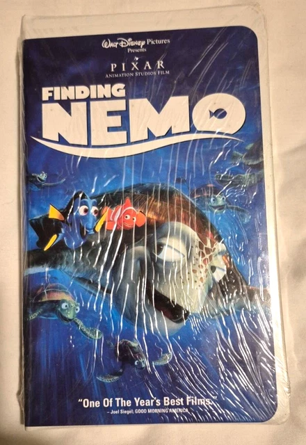 FINDING NEMO (VHS, 2003) Clamshell NEW SEALED Disney Pixar Clamshell ...
