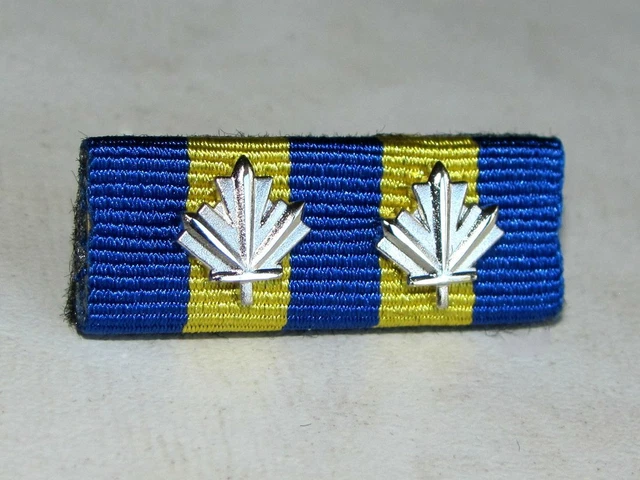CANADA CANADIAN PESM Police Exemplary Service Medal Undress Ribbon Bar ...