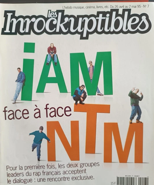 RAP NTM IAM Interview Croisée 6 Pages Magazine Les Inrocks Mai 95 EUR ...