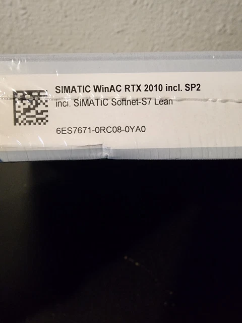 SEALED IN BOX - Siemens Simatic WinAC RTX 2010 - incl. SIMATIC Softnet-S7 lean $1,169.39 ...