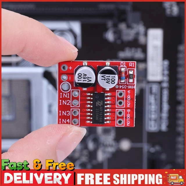 L298N DC MOTOR Drive Controller Module 2.5A Mini Reversing PWM Speed ...