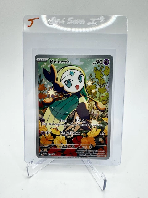 2025 POKEMON PHANTASMAL FLAMES 026 MELOETTA MEGA DIANCE ex BATTLE DECK ...