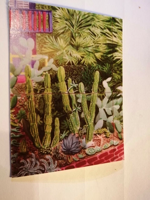 RARE DAVID HOCKNEY Cactus Art Portfolio Postcard ROYAL ACADEMY ...