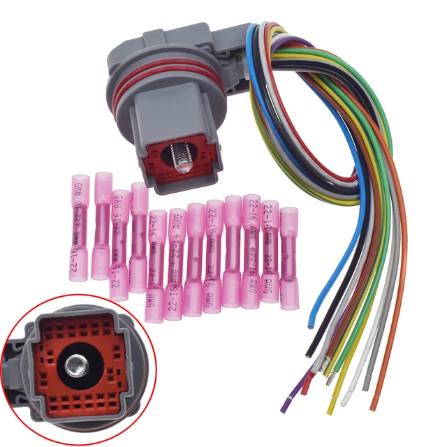 TRANSMISSION WIRE HARNESS Pigtail Plug For Shift Solenoid 350-0165 ...