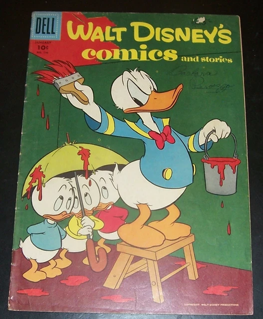 Walt Disneys Comics And Stories 196 Vg Huey Dewey And Louie Carl Barks