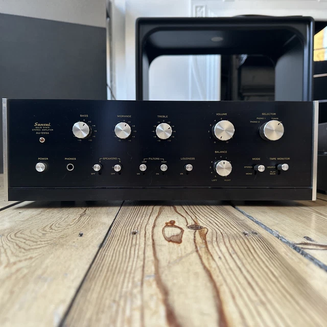 SANSUI AU 555A Vintage Solid State Amplifier £445.32 - PicClick UK