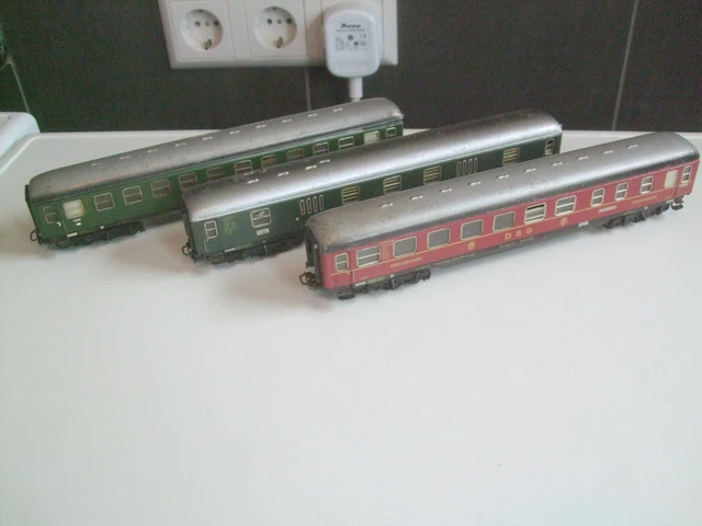 MÄRKLIN SPUR H0 Personenwagen, Gepäckwagen und Speisewagen, ältere Modelle EUR 7,50 - PicClick DE