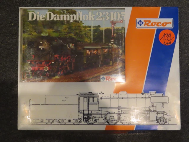 ROCO HO 43248 Dampflok Br 23 105 Museums Edition LED in OVP mit Buch ...
