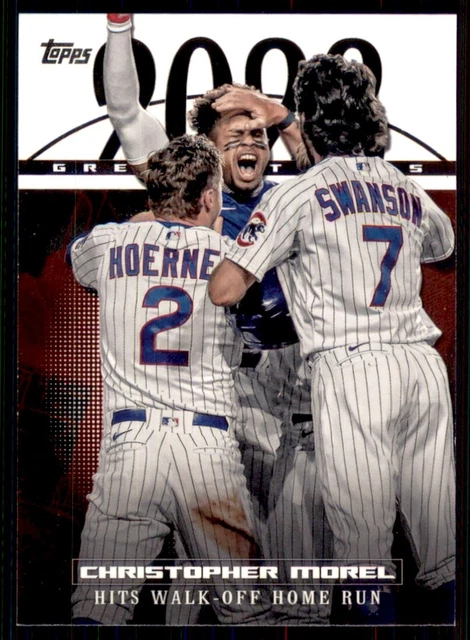 2024 SERIES 1 2023 Greatest Hits #23GH-1 Christopher Morel Chicago Cubs ...