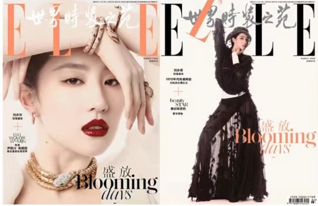 [PRE SALE] ELLE China Magazine 2025 March Liu Yifei 劉亦菲 Cover £27.74 ...