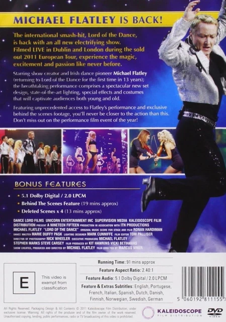 LORD OF THE Dance (DVD) Michael Flatley Marcus Viner $20.23 - PicClick AU