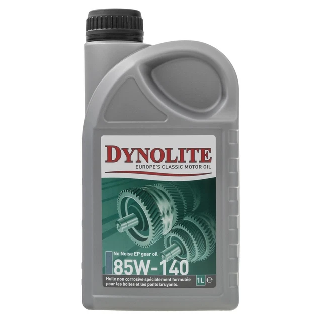 DYNOLITE NO NOISE EP Gear Oil 85W-140 Classic & Vintage - 1 Litre 1L £ ...