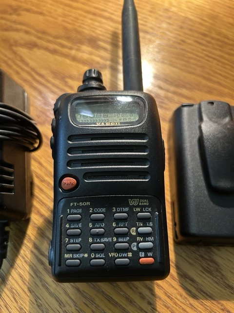 YAESU FT-50R HAM Radio FM Handheld Transceiver- Has Battery and Charger $82.90 - PicClick CA