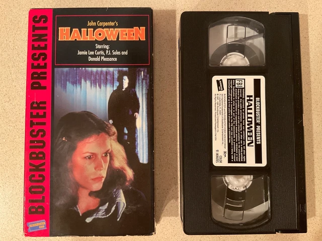 HALLOWEEN (VHS, 1995, Blockbuster Presents) Donald Pleasence, Jamie Lee ...