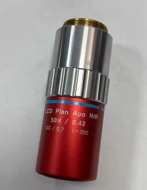 MITUTOYO MICROSCOPE OBJECTIVE LCD Plan Apo AIR 50×/0.42 $971.74 ...