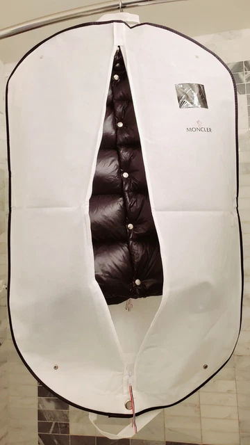 MONCLER FRAGMENT DOWN Jacket Garment Bag 2 LAYERS Ultra Thick Dust ...