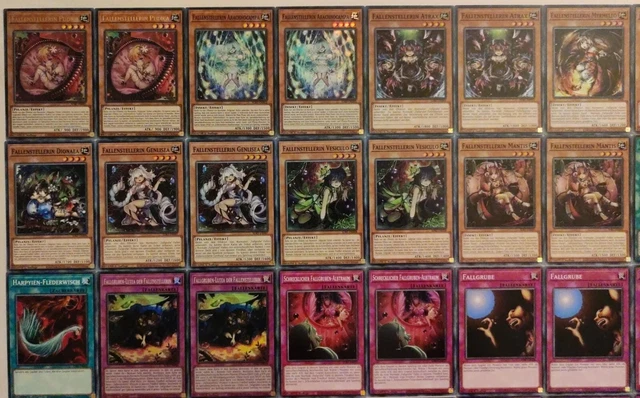 YU-GI-OH! FALLENSTELLERIN / Traptrix /Fallgrube Deck/Set/Core 55 Karten ...