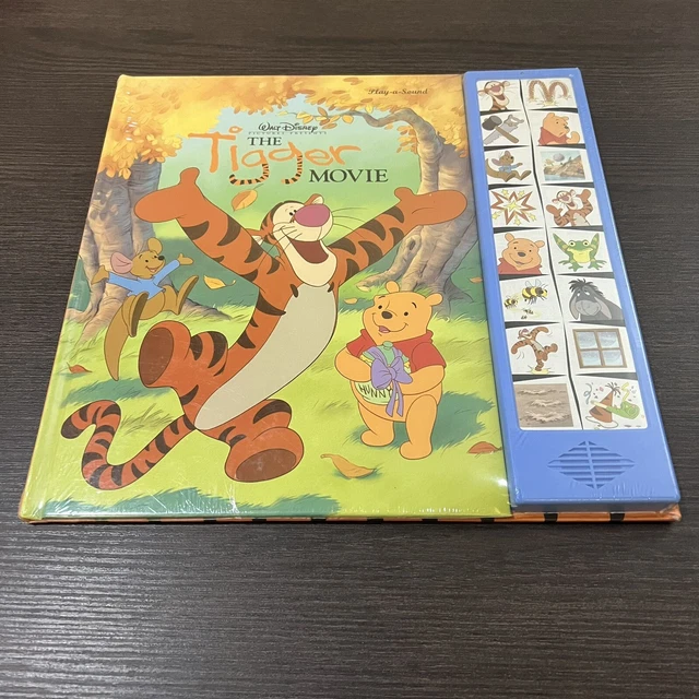 THE TIGGER MOVIE Vintage Hardcover Book PLAY-A-SOUND Brand New Disney ...