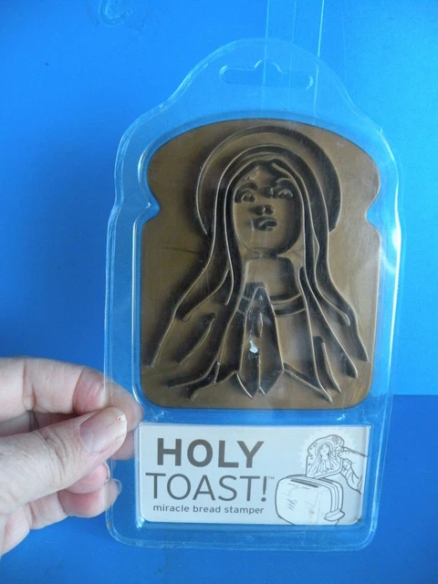 HOLY TOAST MIRACLE Bread Stamp Virgin Mary Mother of Jesus Pray by FRED ...