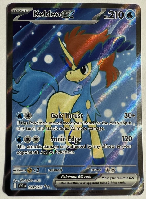 2025 POKEMON SV White Flare Keldeo ex Ultra Rare #159/086 $4.25 - PicClick