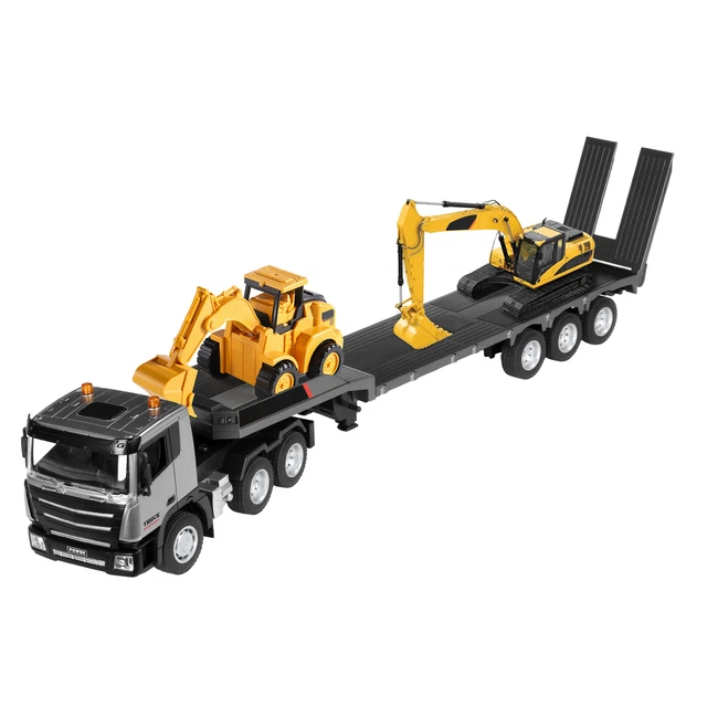 KIDS ELECTRIC REMOTE Control Construction Vehicle Ultra-Long Flatbed ...