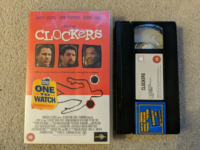 CLOCKERS VHS VIDEO Big Box Ex Rental £6.99 - PicClick UK