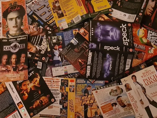 EX RENTAL & Sample VHS & Betamax Video Sleeves / Inlays *Pick & Mix ...