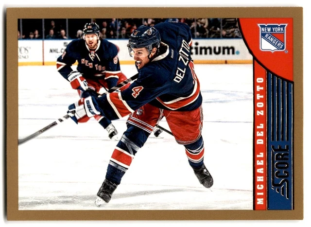 2013-14 SCORE GOLD Michael Del Zotto #337 New York Rangers $1.15 ...
