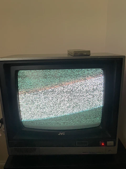 JVC 7255 14& Analogue Crt Tv Retro Gaming Cube Aerial Input Grey ...