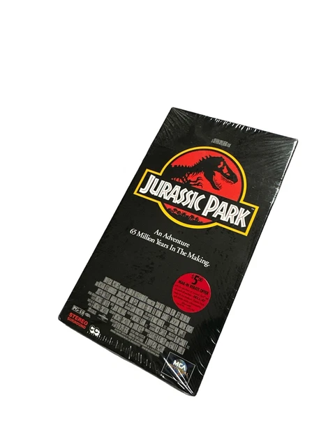 JURASSIC PARK MOVIE VHS Tape Factory Sealed 1994 Watermark Spielberg ...