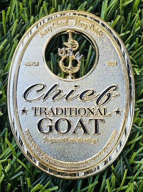 US NAVY CHIEF Petty Officer Challenge Coin CPO MESS Tradition Chiefs ...