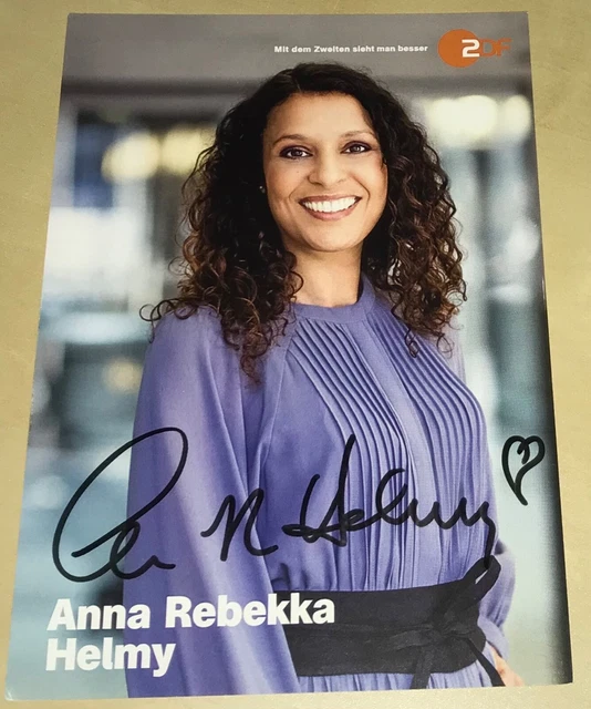 ANNA REBEKKA HELMY Original signierte Autogrammkarte Autogramm Karte ...