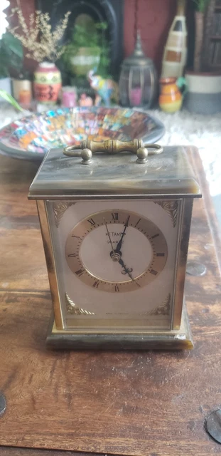 VINTAGE METAMEC CLOCK with German Kundo movement £37.12 - PicClick UK