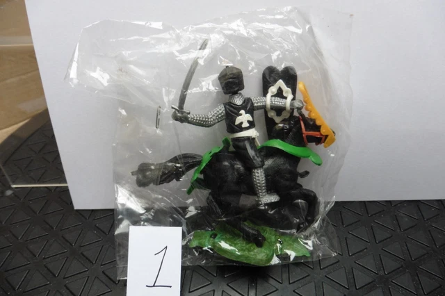 VINTAGE ELLEM (SWOPPET Timpo Copies) Sealed Plastic Mounted Knight Hong ...