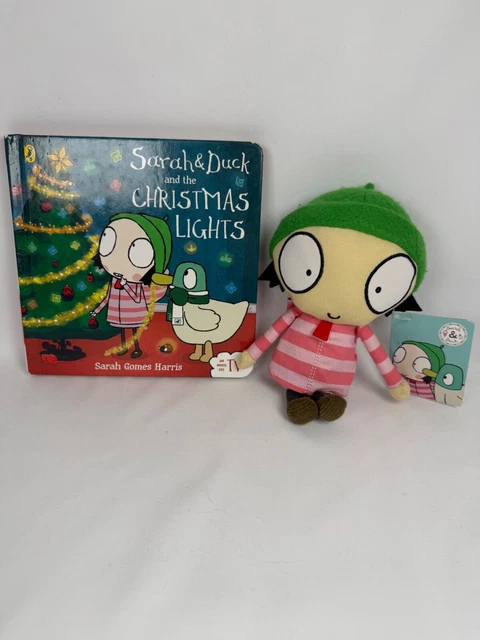 SARAH AND DUCK 9” Plush Soft Toy CBeebies Brand New Talking Sound ...