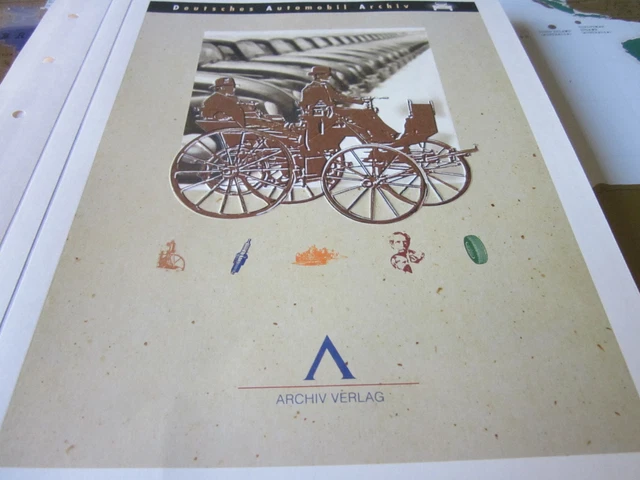 DEUTSCHES AUTOMOBIL ARCHIV Geschichte Deckblatt EUR 4,85 - PicClick DE