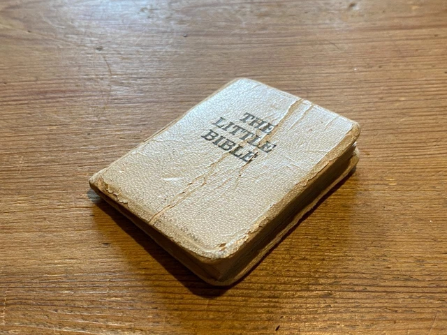VINTAGE THE LITTLE Bible Old Testament miniature bible book David C ...