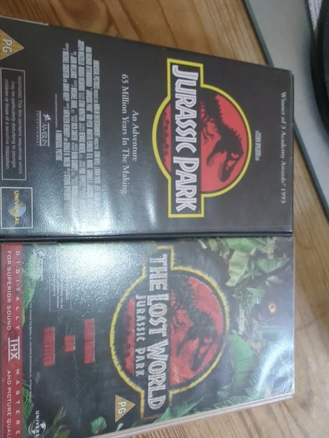 JURASSIC PARK VHS Video Tape Bundle The Lost World X2 Includes Rare Booklet £6.00 - PicClick UK