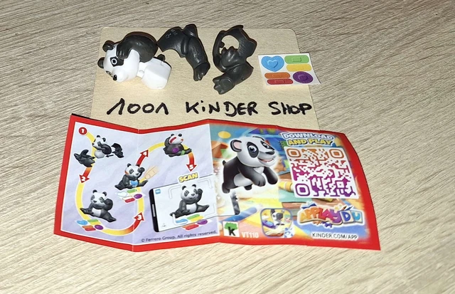 KINDER VT 110 Vt110 Animals Succor Panda + Bpz EUR 1,79 - PicClick FR