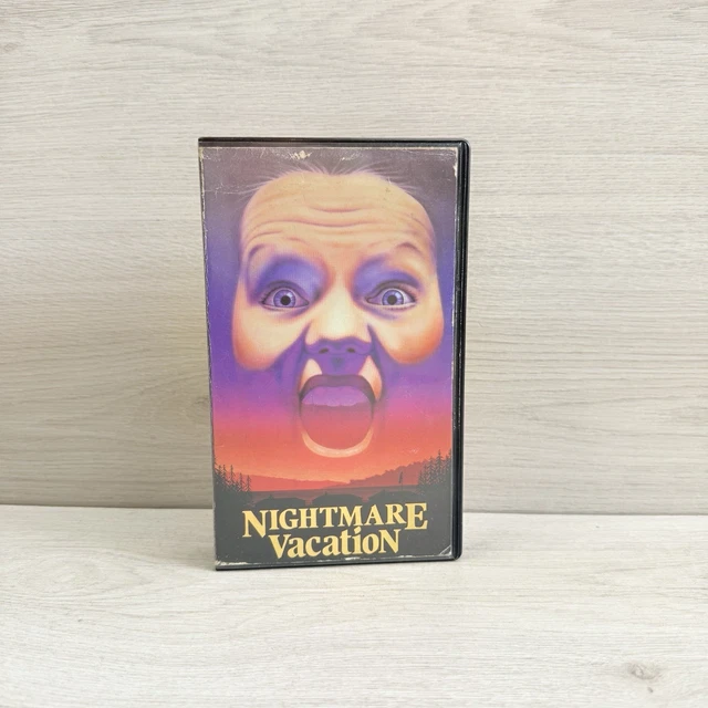 NIGHTMARE VACATION VHS Rare Horror Cult Classic 18 Rated Retro Video ...