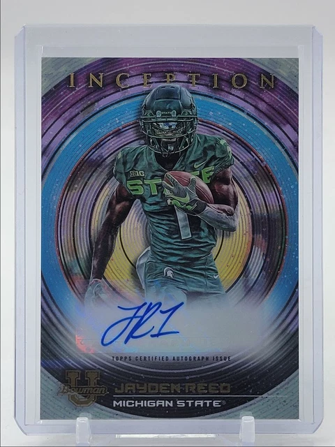JAYDEN REED 2022 Bowman Inception Università Autografo Auto Q2045 EUR 2 ...