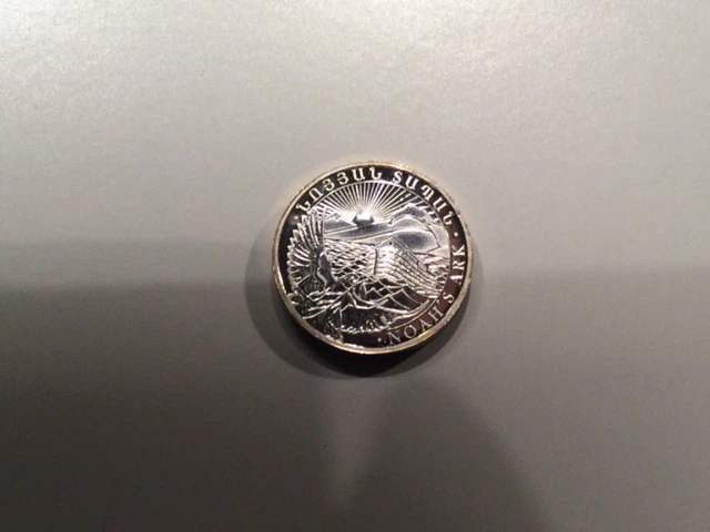 ARMENIA 1/4 OUNCE.999 Silver 100 Dram coin Noahs Ark £9.00 - PicClick UK