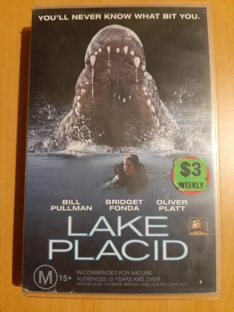 Lake Placid 1999 Vhs Movie Bill Pulman And Bridget Fonda Big Box Ex Rental 600 Picclick Au