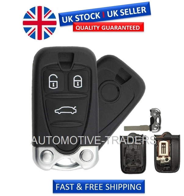 FOR ALFA ROMEO 159 BRERA SPIDER 3 Button Fob Remote Key Case WITH LOGO ...
